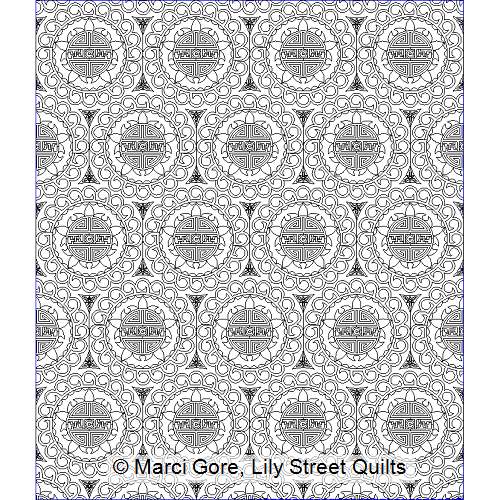 Lily Street Digitized Longarm Quilting Patterns - Five Blessings E2E ...