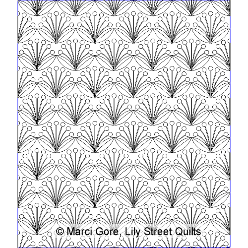 Lily Street Digitized Longarm Quilting Patterns - Modern Eugenia E2E